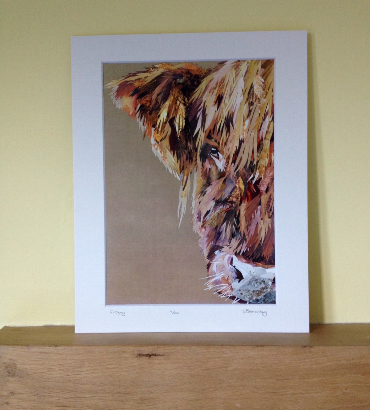 Gregory Highland Cow Collage Signed Limited Edition A4 Print - Etsy