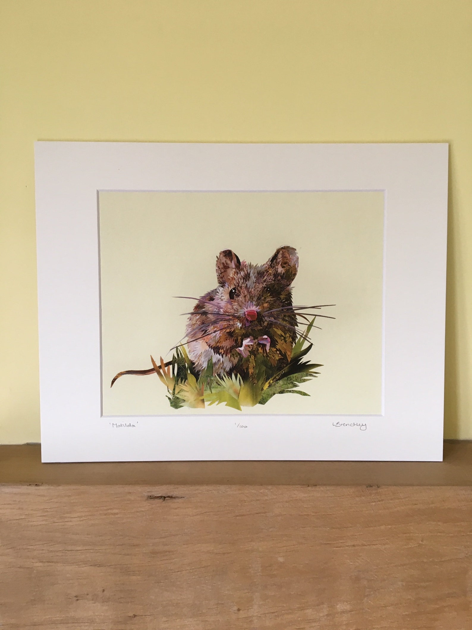 Matilda Mouse Collage, Signed Limited Edition A4 Print - Etsy