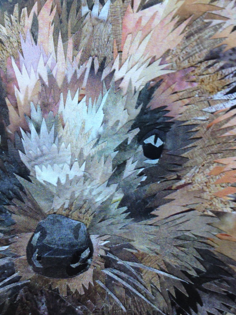 Hattie the Hedgehog Collage Signed Limited Edition A4 Print - Etsy