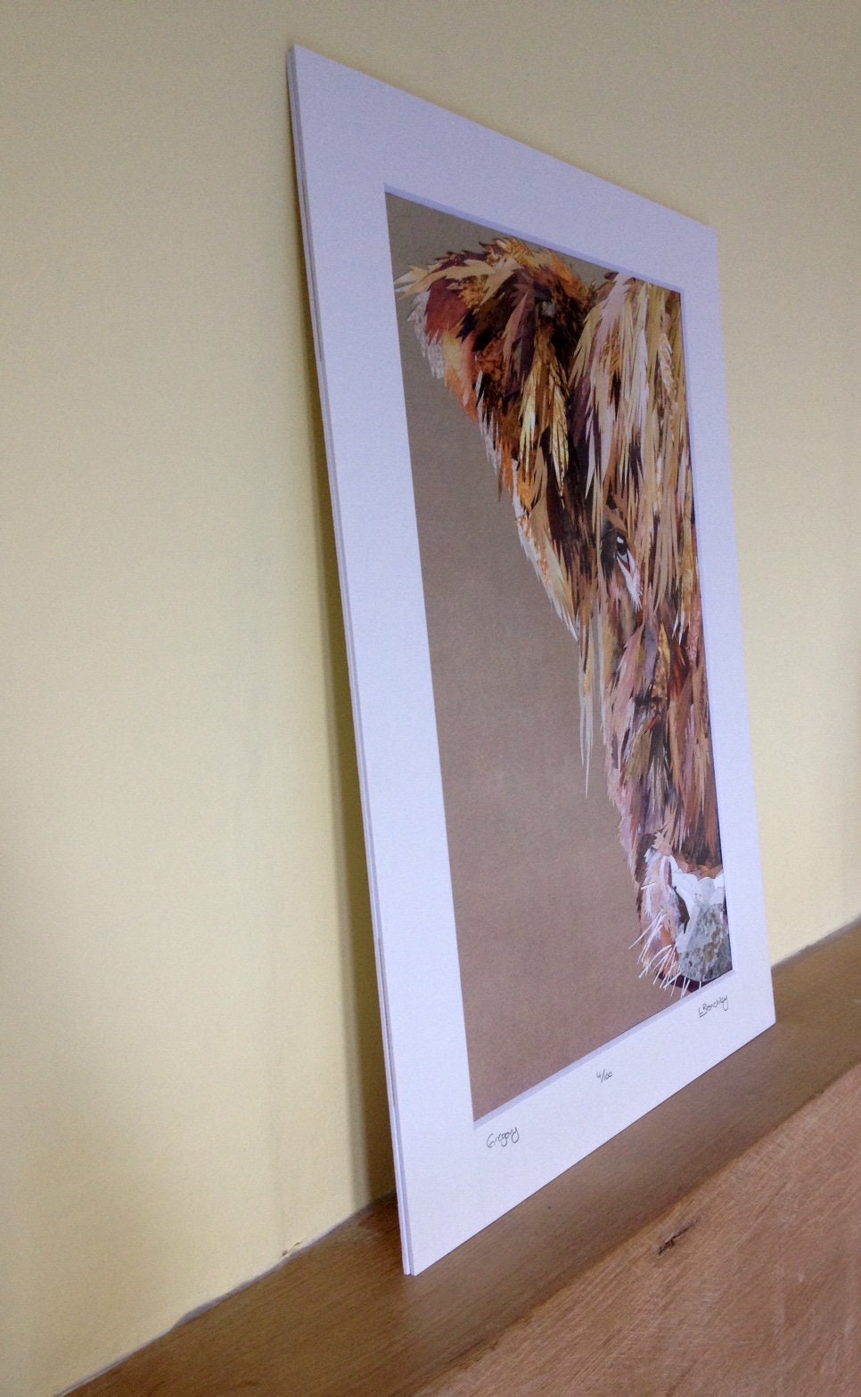 Gregory Highland Cow Collage Signed Limited Edition A4 Print - Etsy