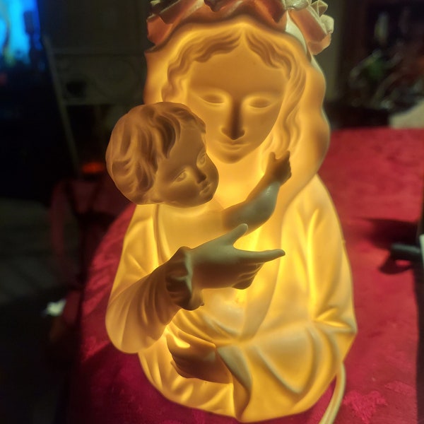Mother Mary Nightlight - Etsy