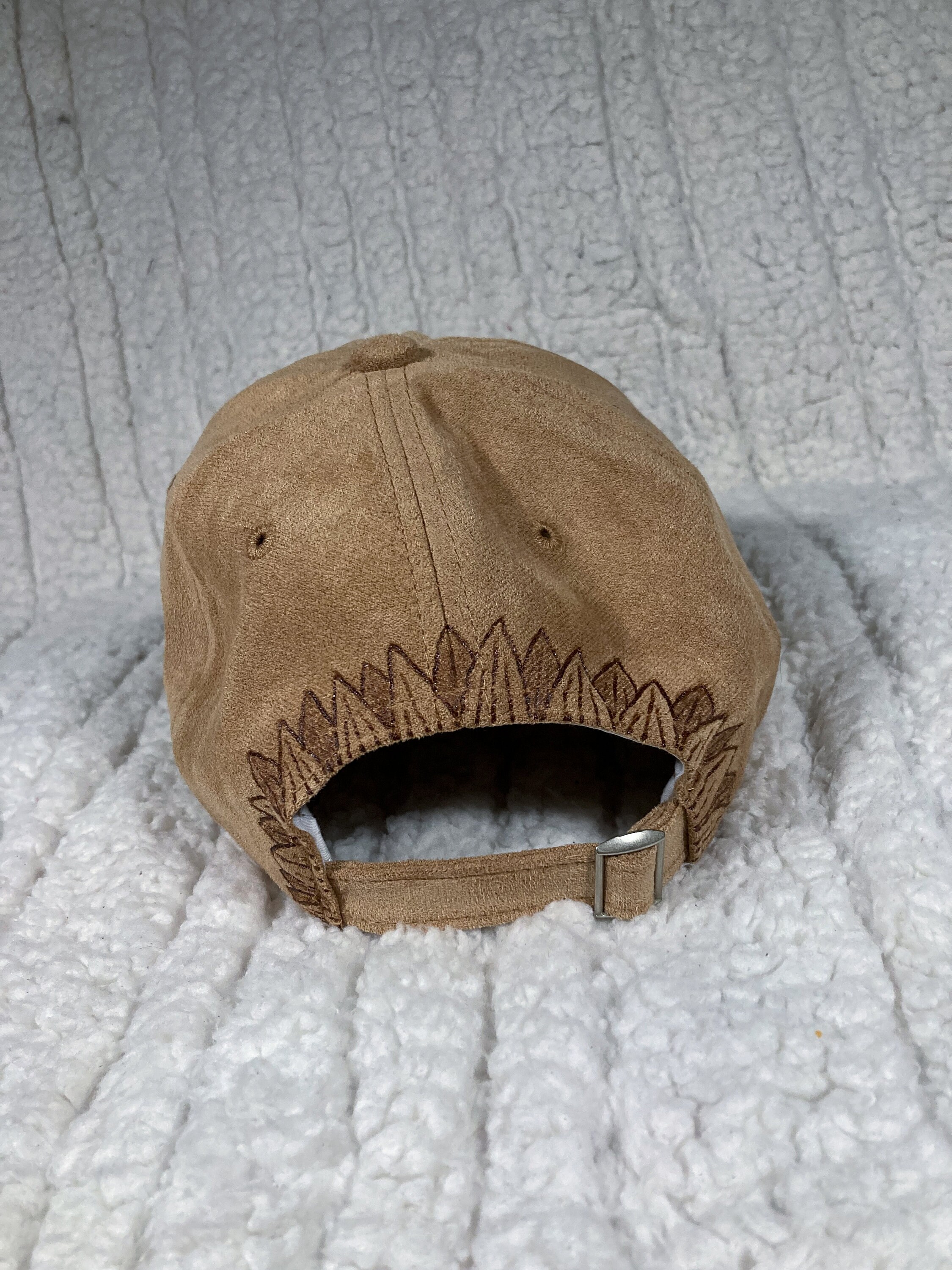 Made to Order Hand Burned Sunflower Ball Cap Cute Hat Sunflower Design ...