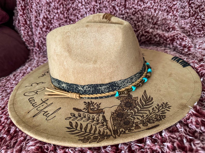 Made to Order - Customizable - Sunflower Bouquet Hat - Western Hat ...