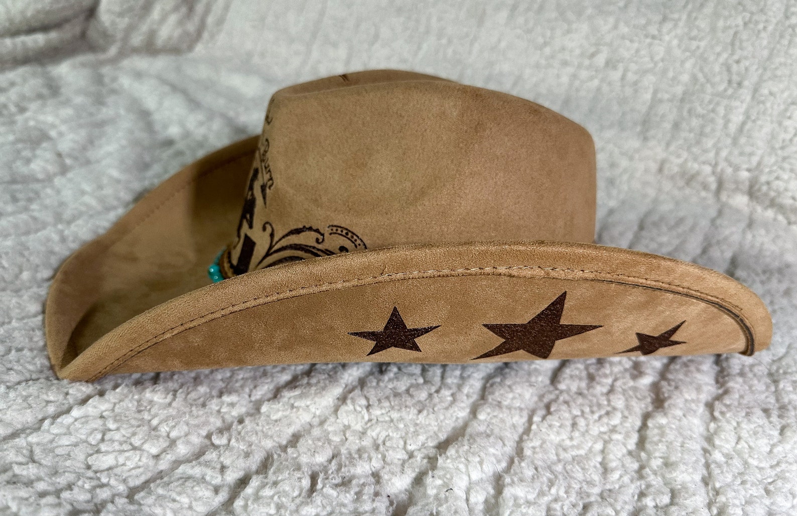 Made to Order - Customizable - Burned Barrel Racer Cowgirl Hat ...