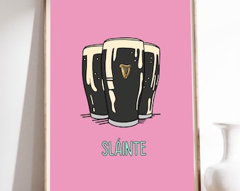 Slainte Mhath Scottish Toast Print - Etsy