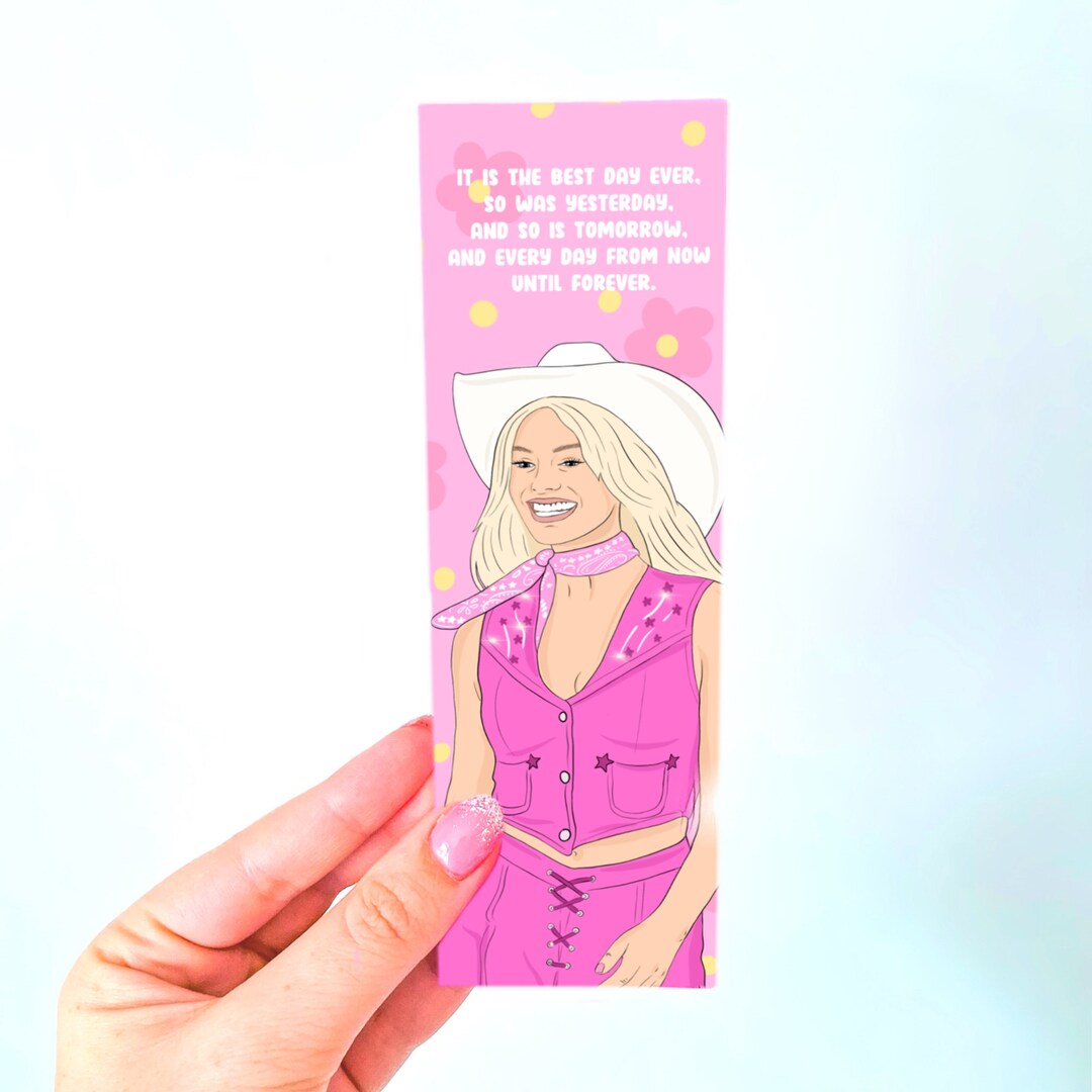 Barbie Bookmark - Etsy