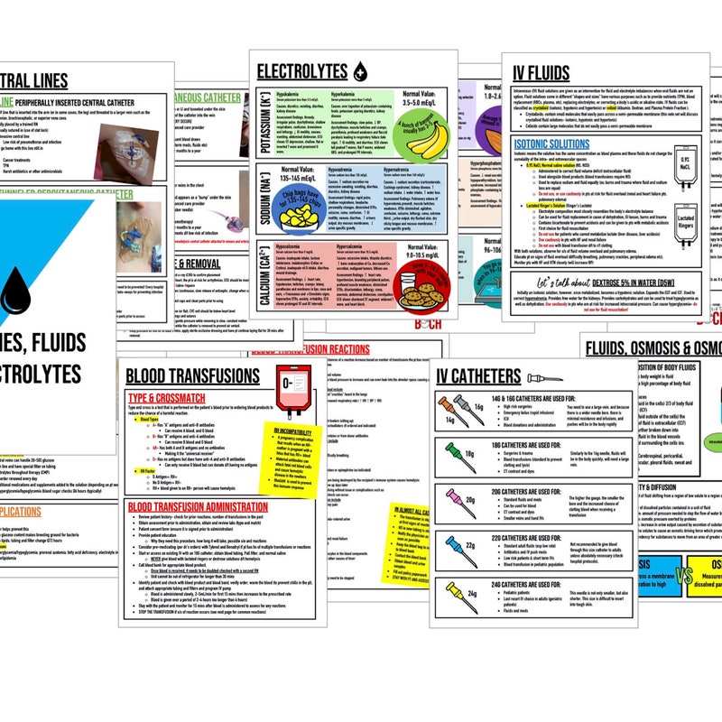 Intake and Output Chart Nursing - Etsy