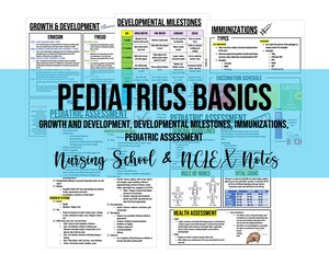 PEDIATRIC VITAL SIGNS Cheat Sheet - Etsy Canada