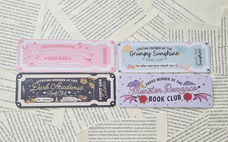Grumpy X Sunshine Trope Bookmark, Bookish Gift for Readers, Cute for ...