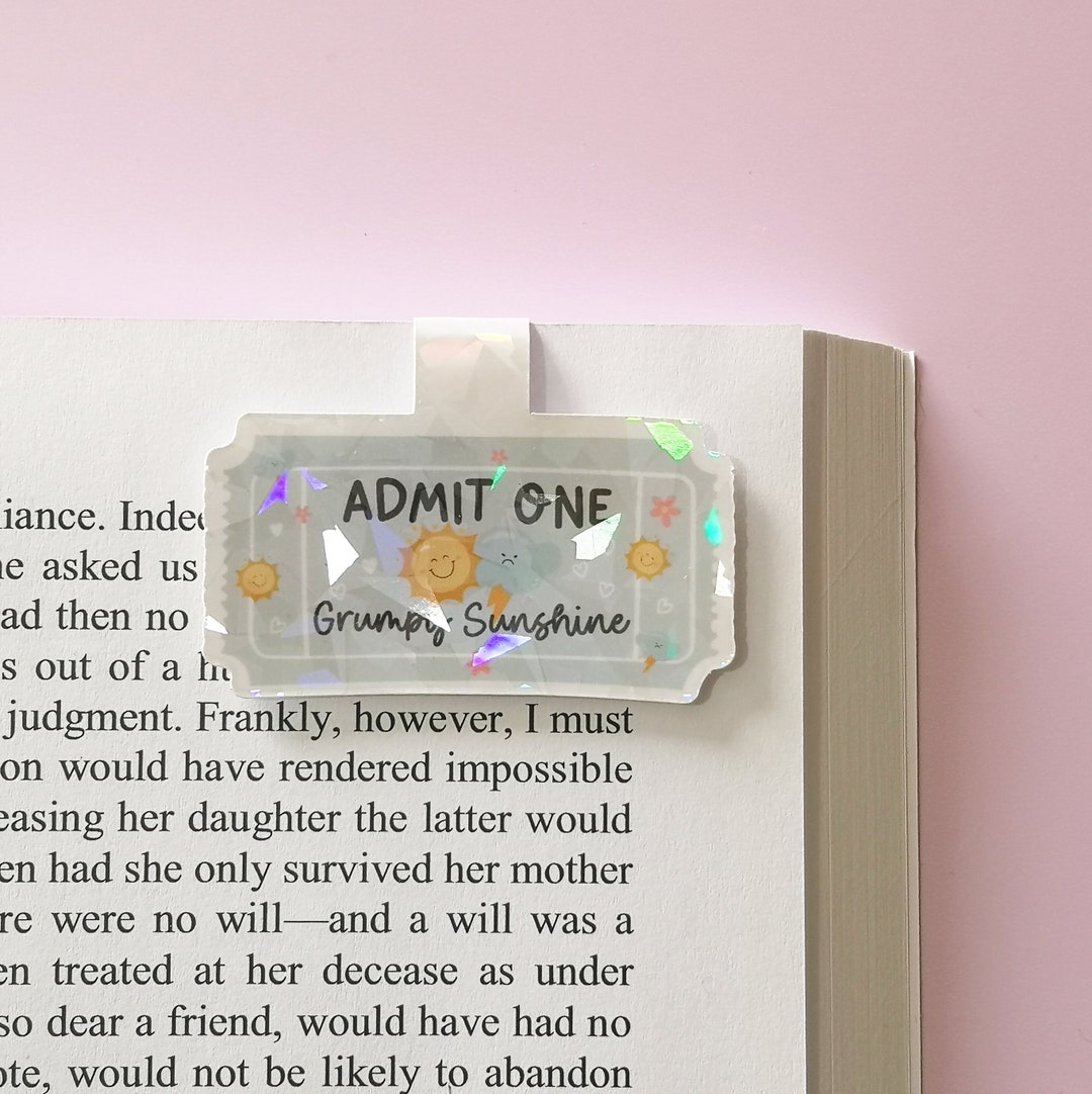 Grumpy X Sunshine Trope Magnetic Bookmark, Bookish Gift for Readers ...