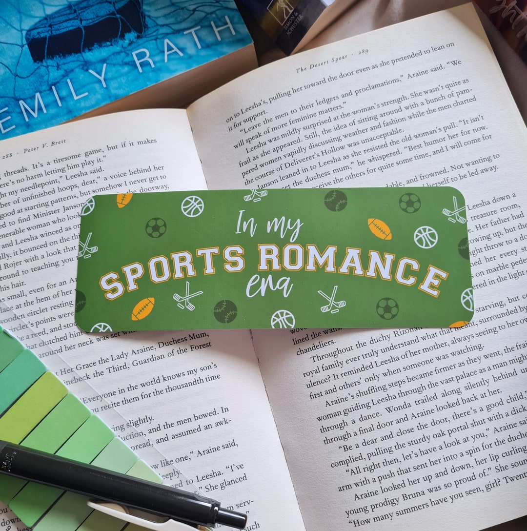 Sports Romance Paper Bookmark, Ice Hockey, Baseball, Boxing, Basketball ...