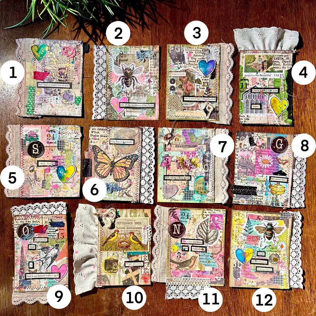Journal Fodder, Journaling Ephemera, Collage Junk Journal Tags, Journal ...