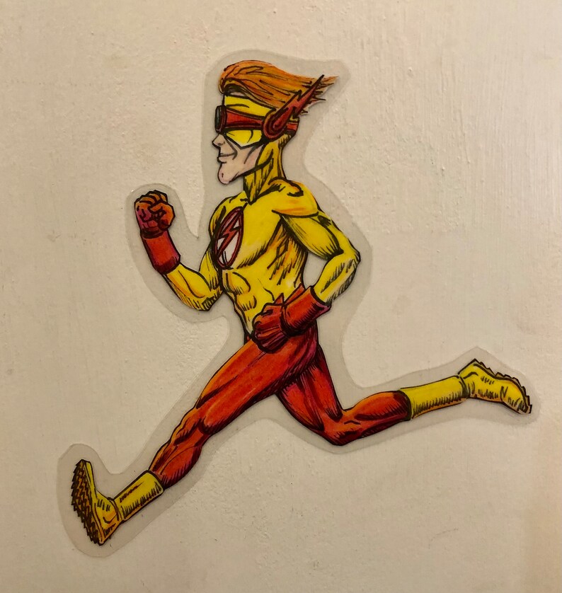 Super Hero DC Speedster Magnet Set: Max Mercury, Jesse Quick, Kid Flash ...