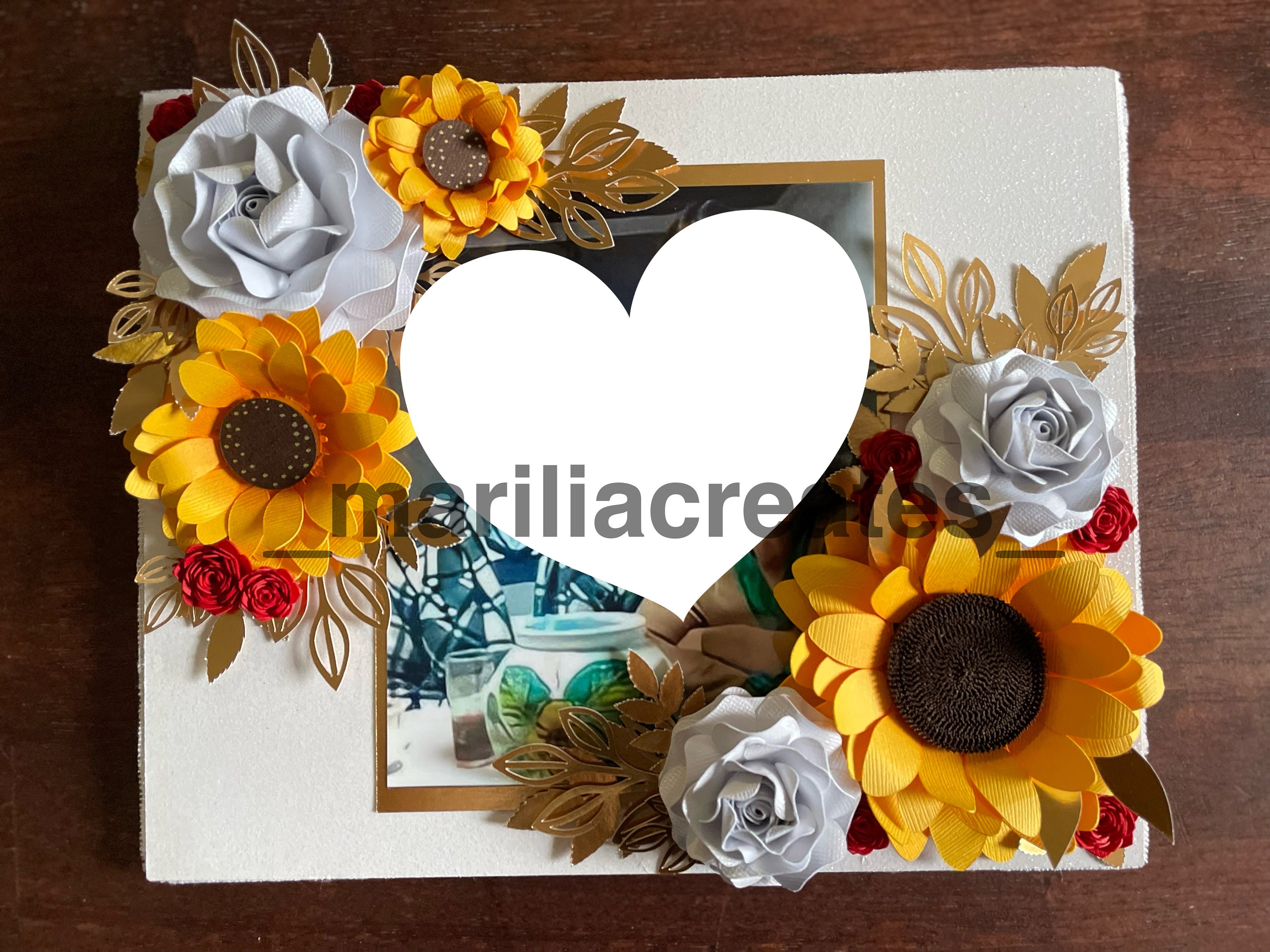 Personalized Shadow Box Shadow Box Frame Floral Shadow Box Shadow Box ...