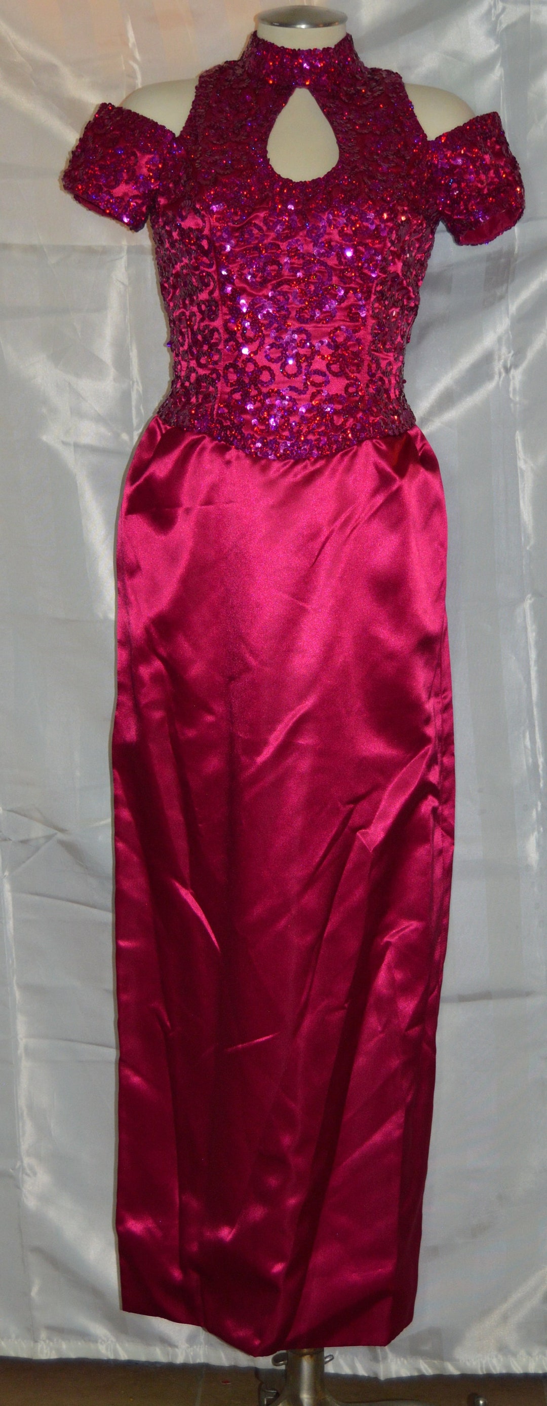 Ruby Red Formal Dress Full Length - Etsy