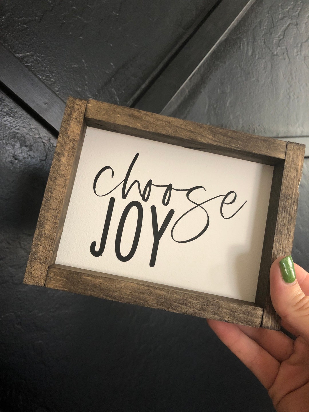 Choose Joy, Wood Sign for Home Decor, Farmhouse Sign, Modern Farmhouse ...
