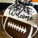 Welcome Football Front Door Sign Fall Outside Decor Fall and - Etsy