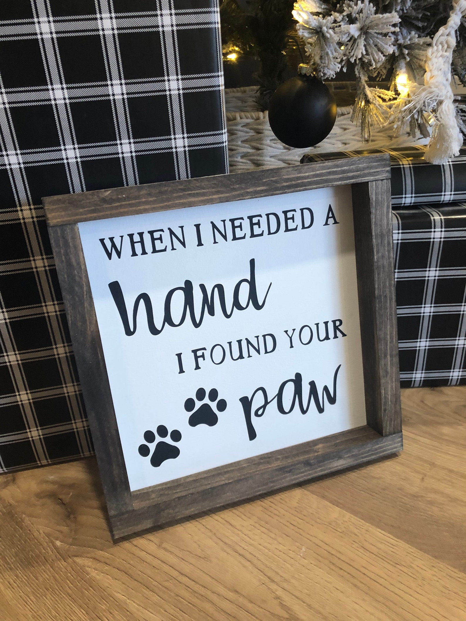 When I Needed a Hand I Found Your Paw Support Animals - Etsy