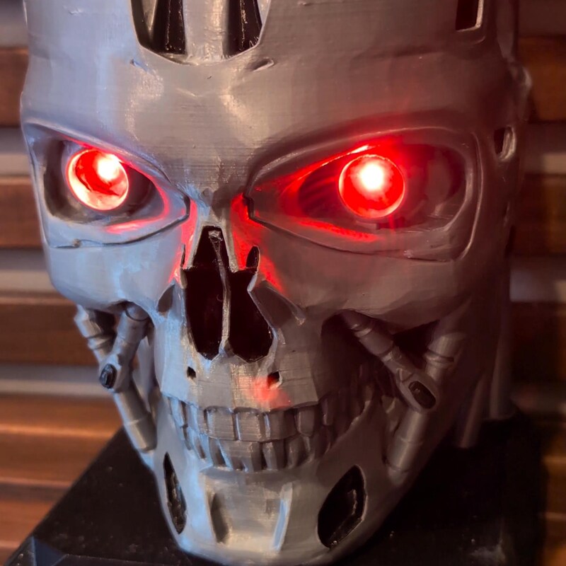 Terminator Skull - Etsy