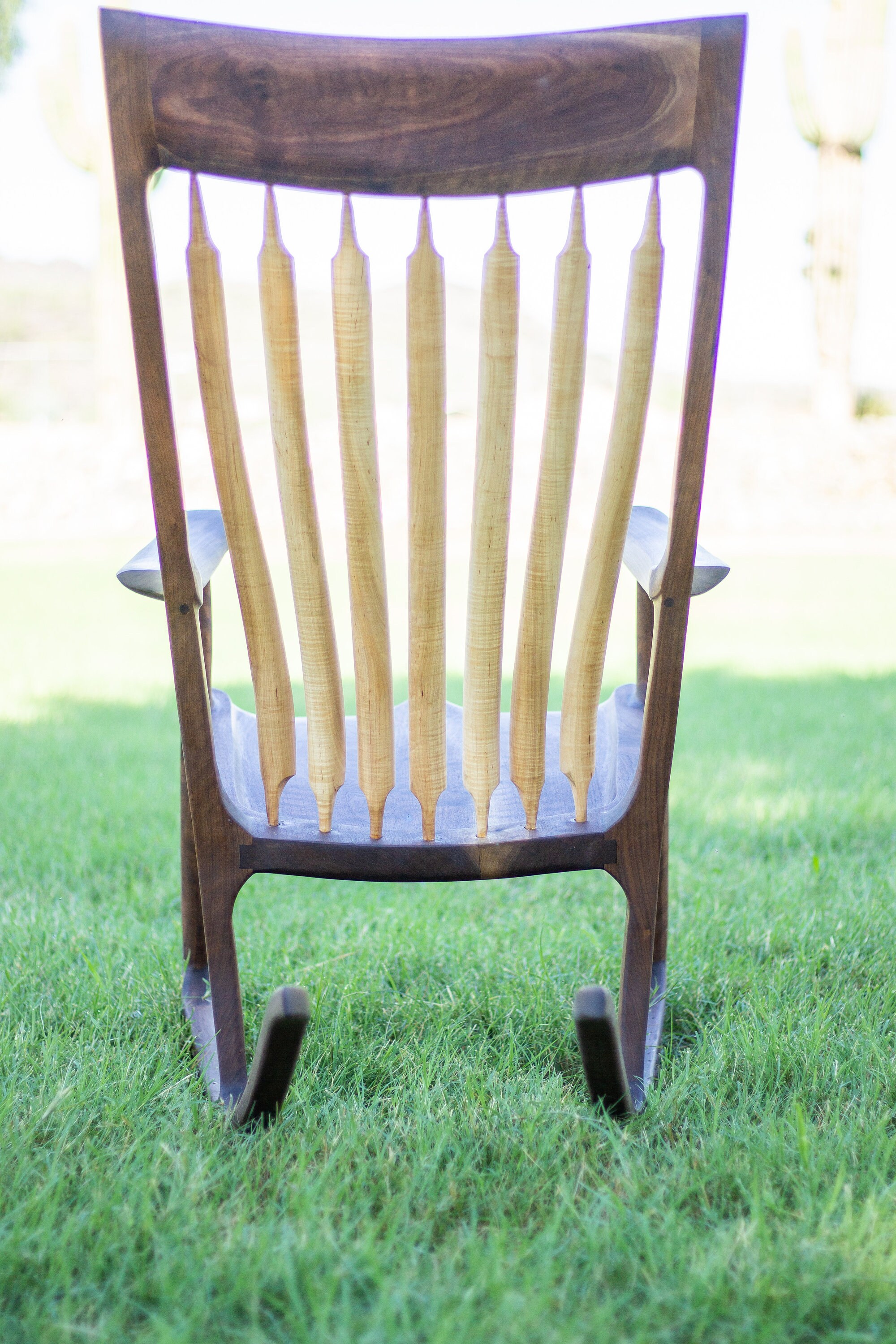Handmade Maloof-inspired Sculpted Rocking Chair - Etsy