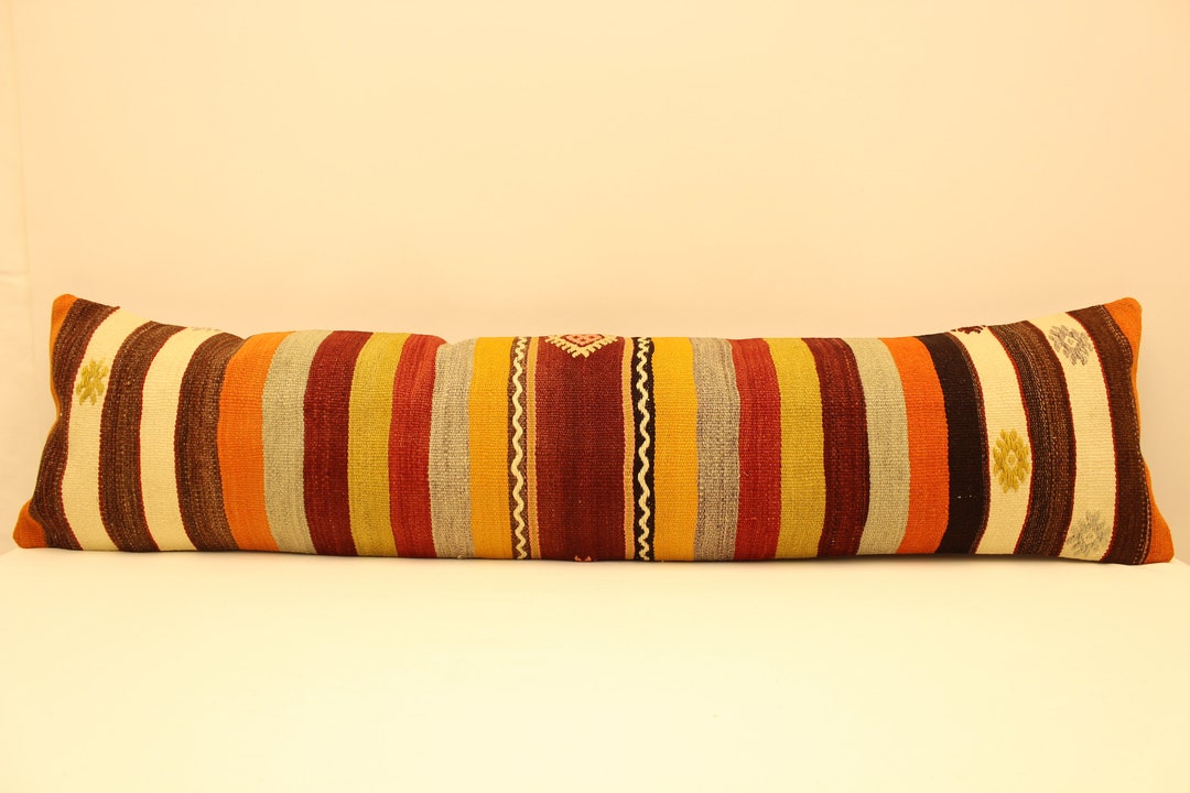 Long Lumbar Pillow, 12x48 In, Bedding Pillow, Long Pillow Cover ...