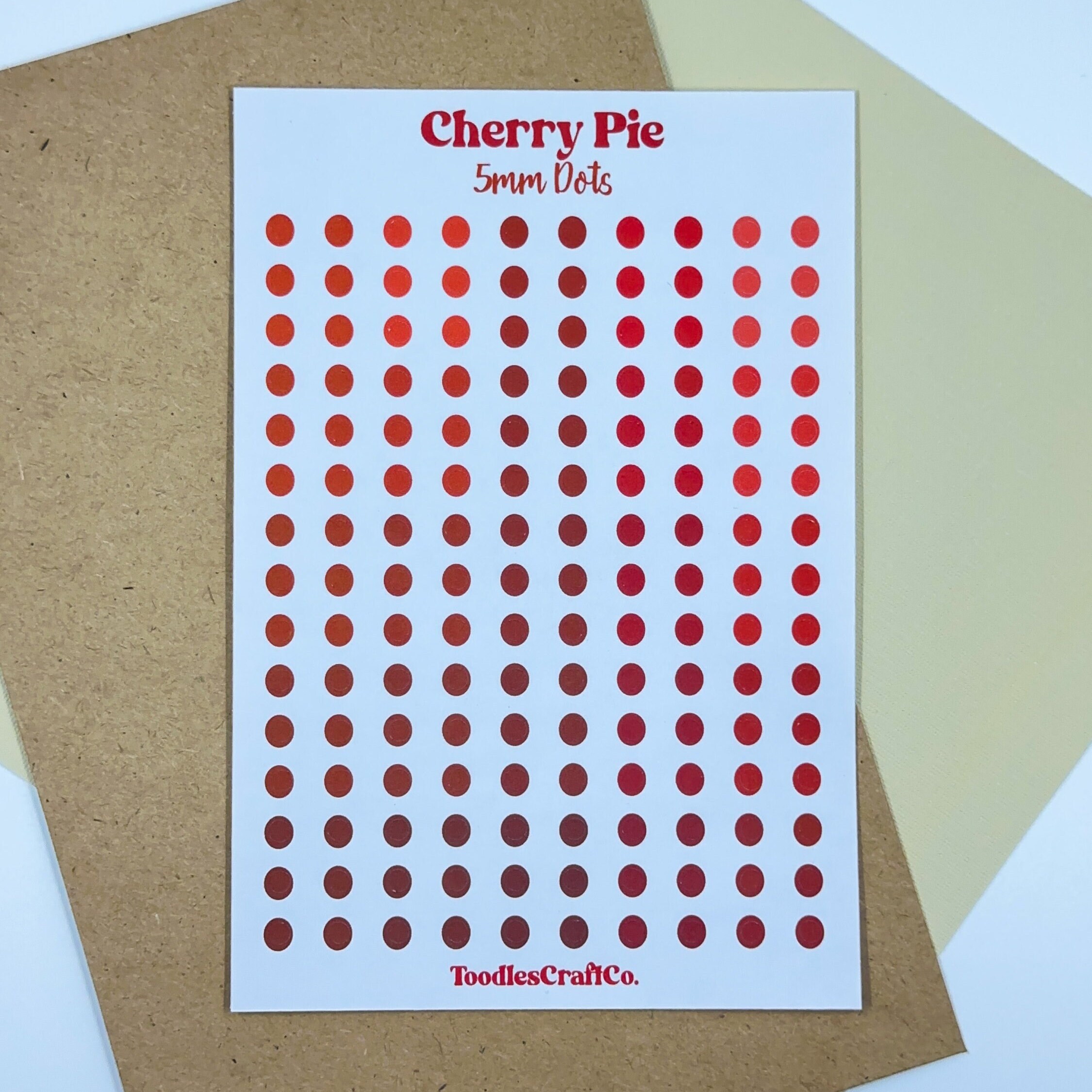 Dot Stickers 5mm Opaque Choose Color Planner Sticker Sheets Daily ...