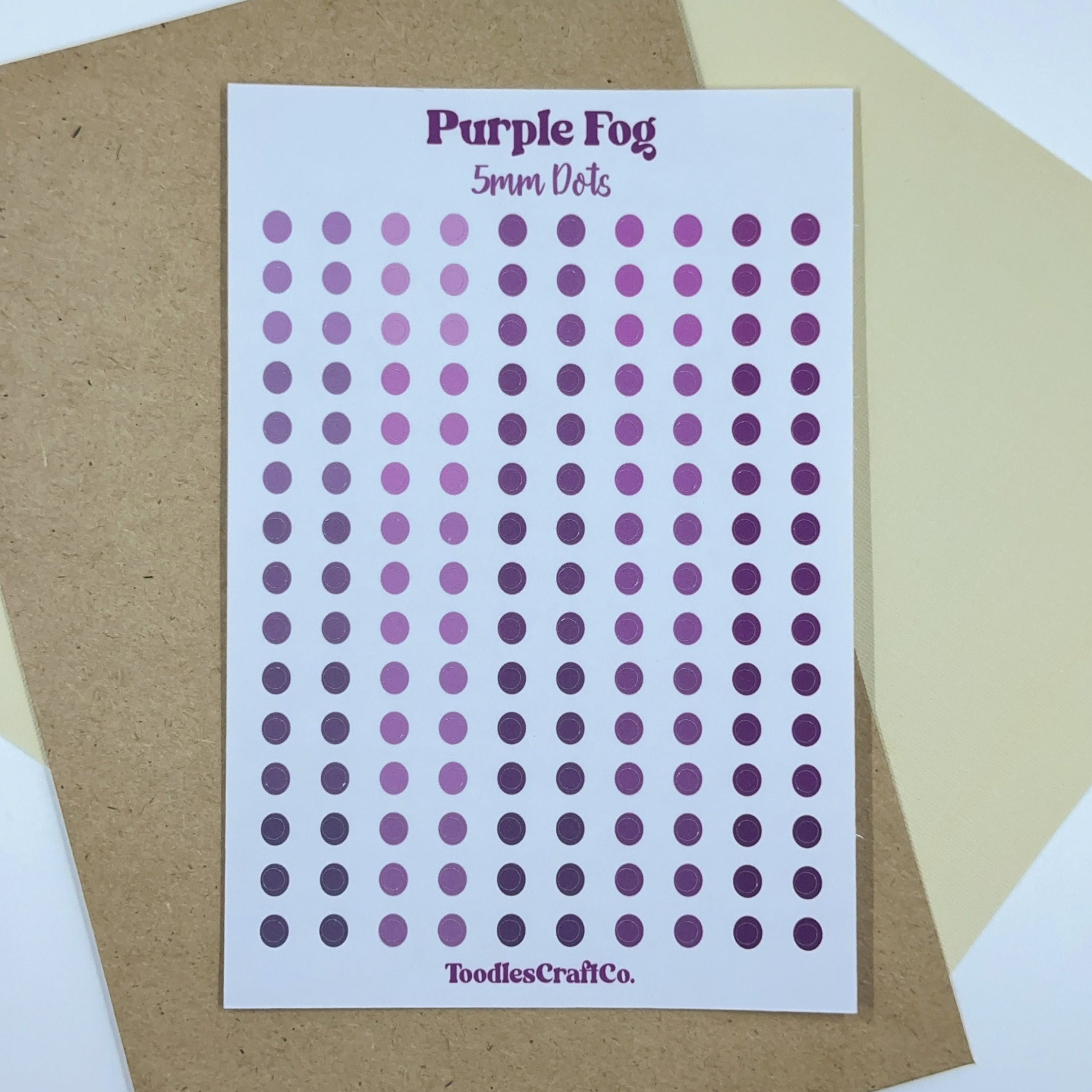 Dot Stickers 5mm Opaque Choose Color Planner Sticker Sheets Daily ...
