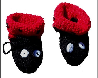 Crochet Pattern 017 Frog Baby Booties 3 Sizes | Etsy