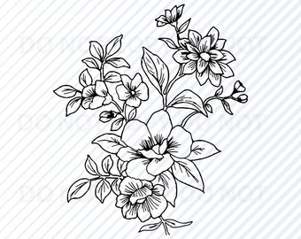 Floral swag clip art | Etsy