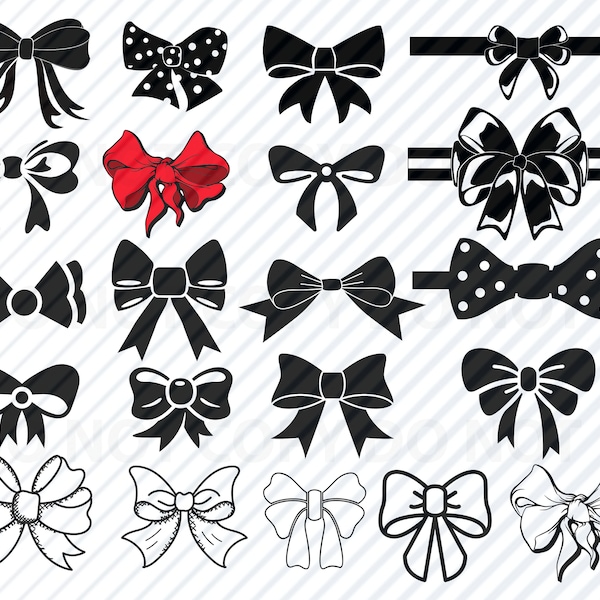 Noeud ruban svg - Etsy France