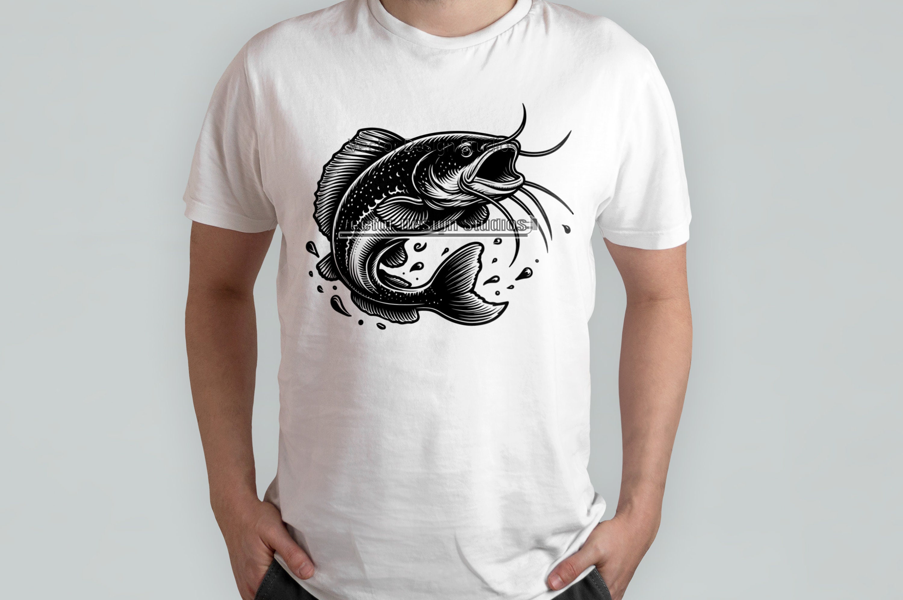 Silhouette De Poisson Chat