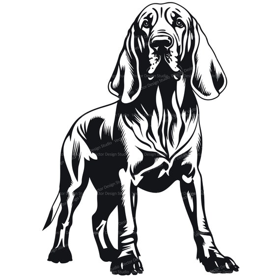 Dog Outline Clip Art