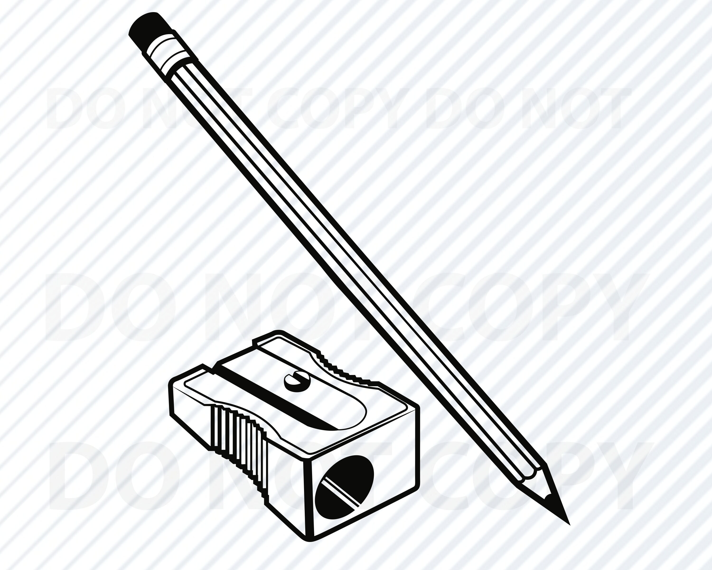 Colored Pencil Sharpener Classroom Clipart