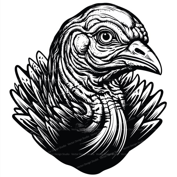 Turkey Head Svg - Etsy