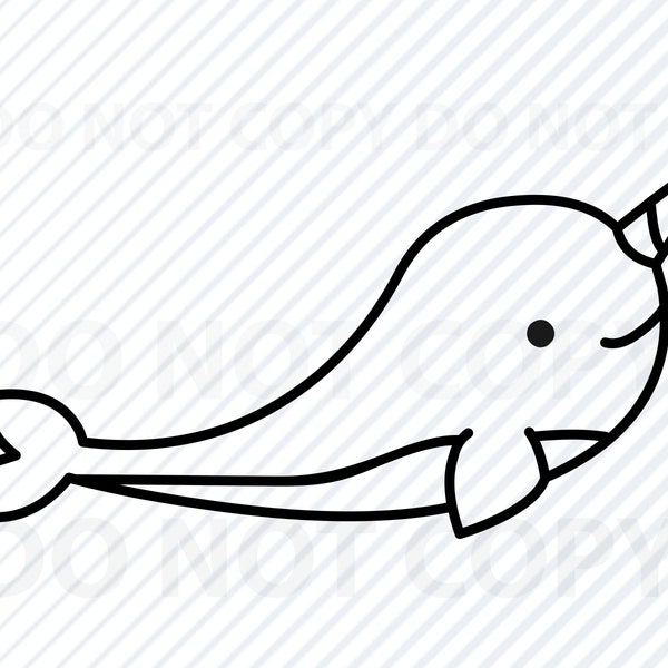 Narwhal Clip Art - Etsy