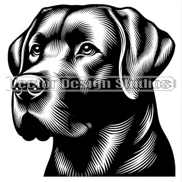 Black Lab Head Silhouette Svg - Etsy