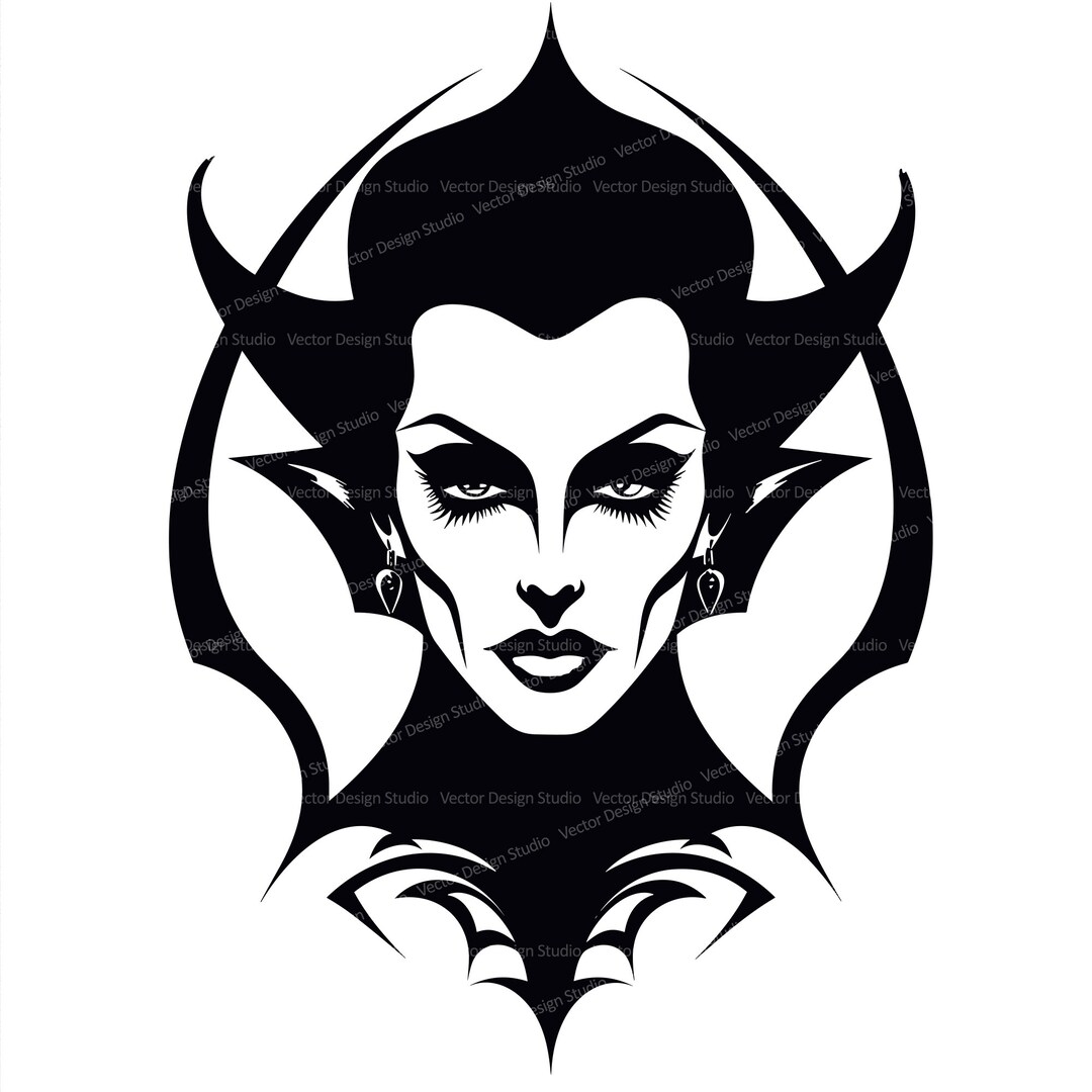 Girl Vampire Svg & PNG Files, Woman Vampiress Clipart, Silhouette ...