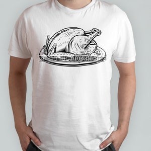 Cooked Thanksgiving Turkey Svg & PNG File Graphic, Food Vector Clipart ...