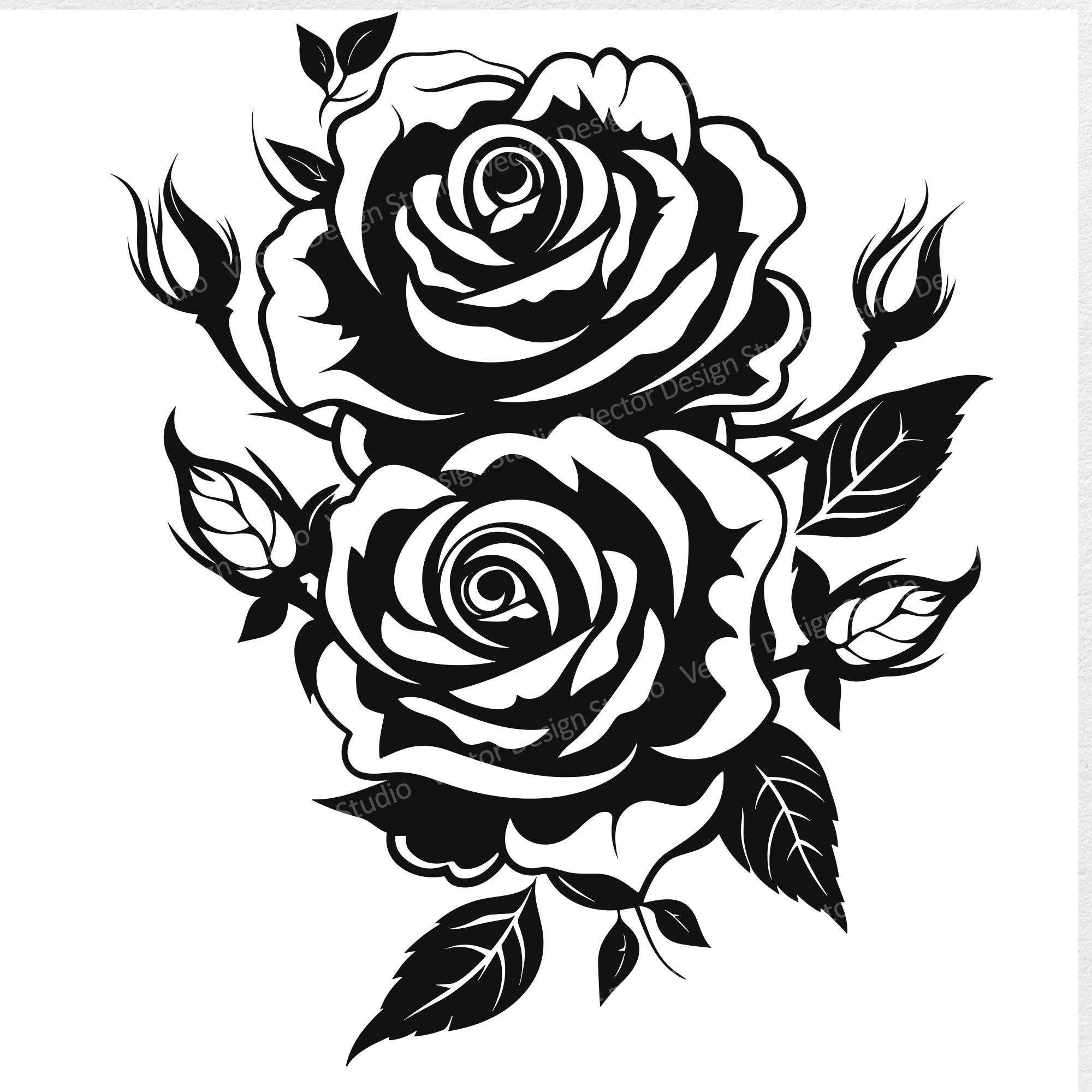 Rose Vector Pattern