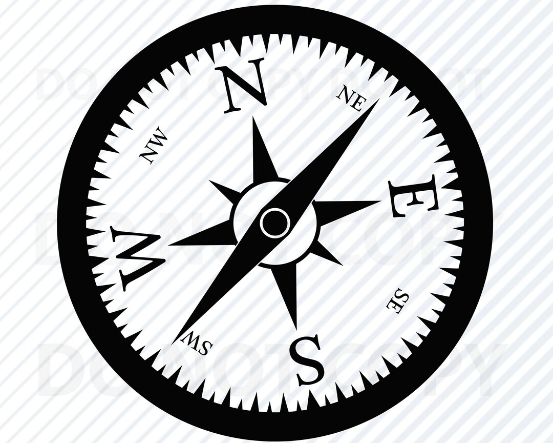 Compass SVG Files - Compass Vector Images Silhouette - Ship Compass ...
