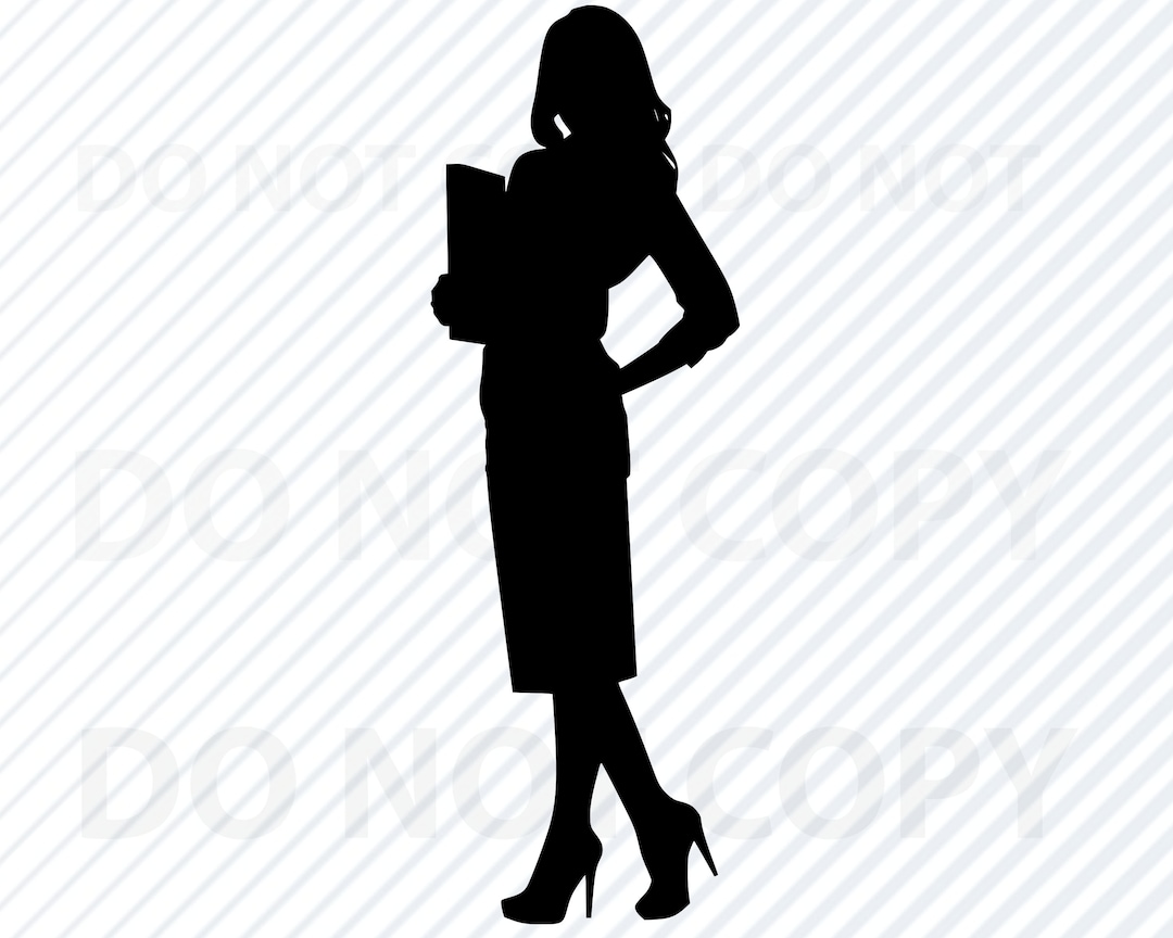 Buy Business Woman SVG Working Woman Vector Images Clipart SVG File Eps ...