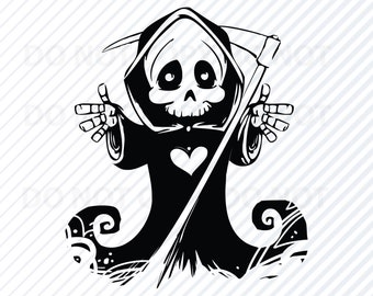 Grim Reaper Svg - Etsy