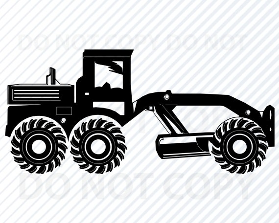 Grader SVG Files Motor Grader Vector Images Silhouette | Etsy
