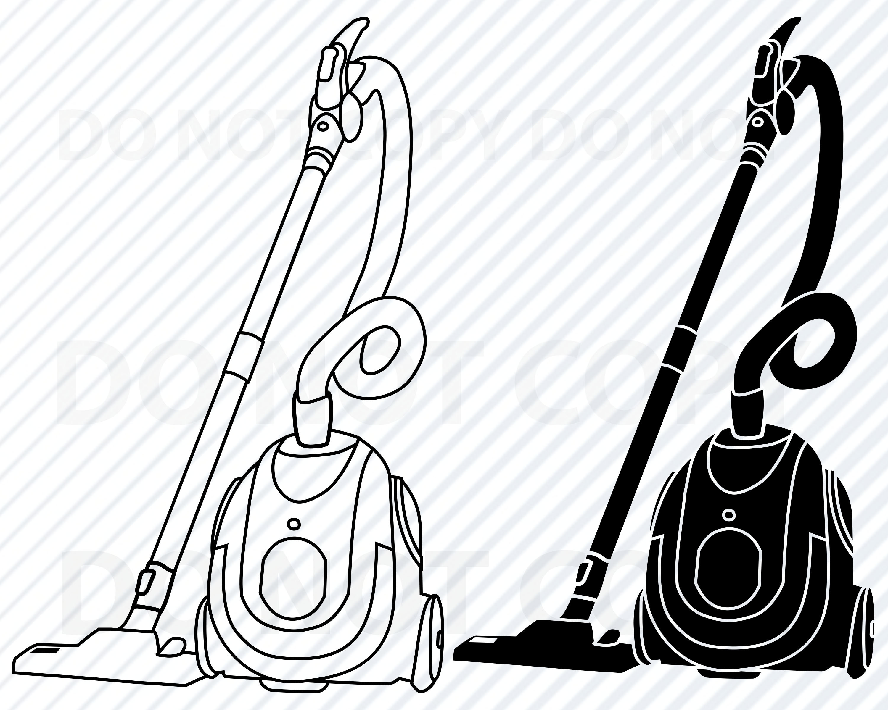 Canister Vacuum SVG Files Vector Images Clipart Cleaning | Etsy