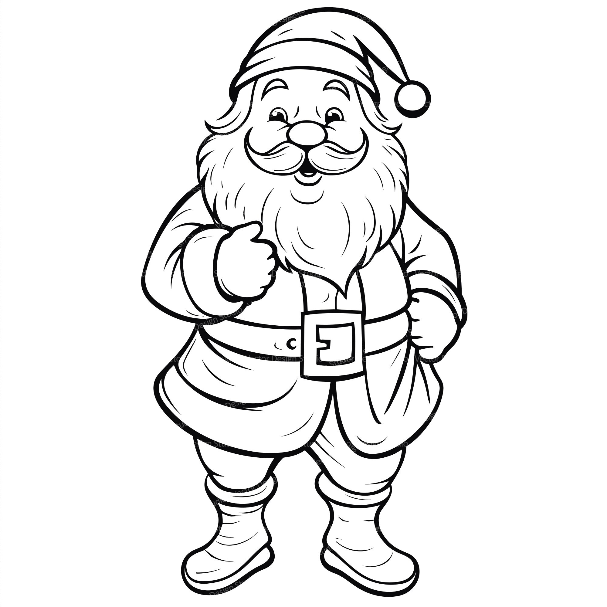 Weihnachtsmann SVG & PNG Dateien, Winter Weihnachten Clipart ...