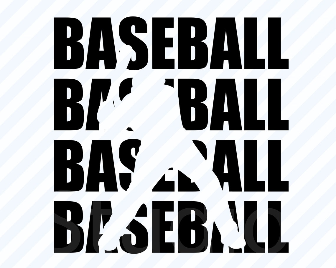 Baseball SVG for T Shirt Designs for Merch Print on Demand - Etsy
