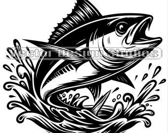 Vector AHI FISH, AI, Eps, Pdf, Png, Svg, Dxf, Jpg Image Graphic Digital ...