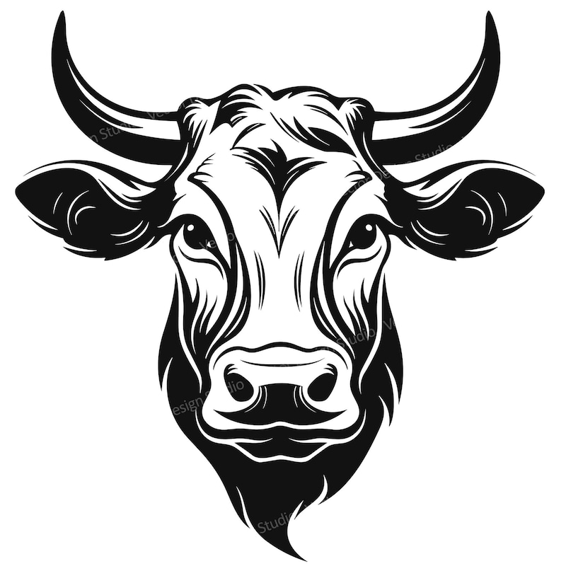 Cow Head - Etsy