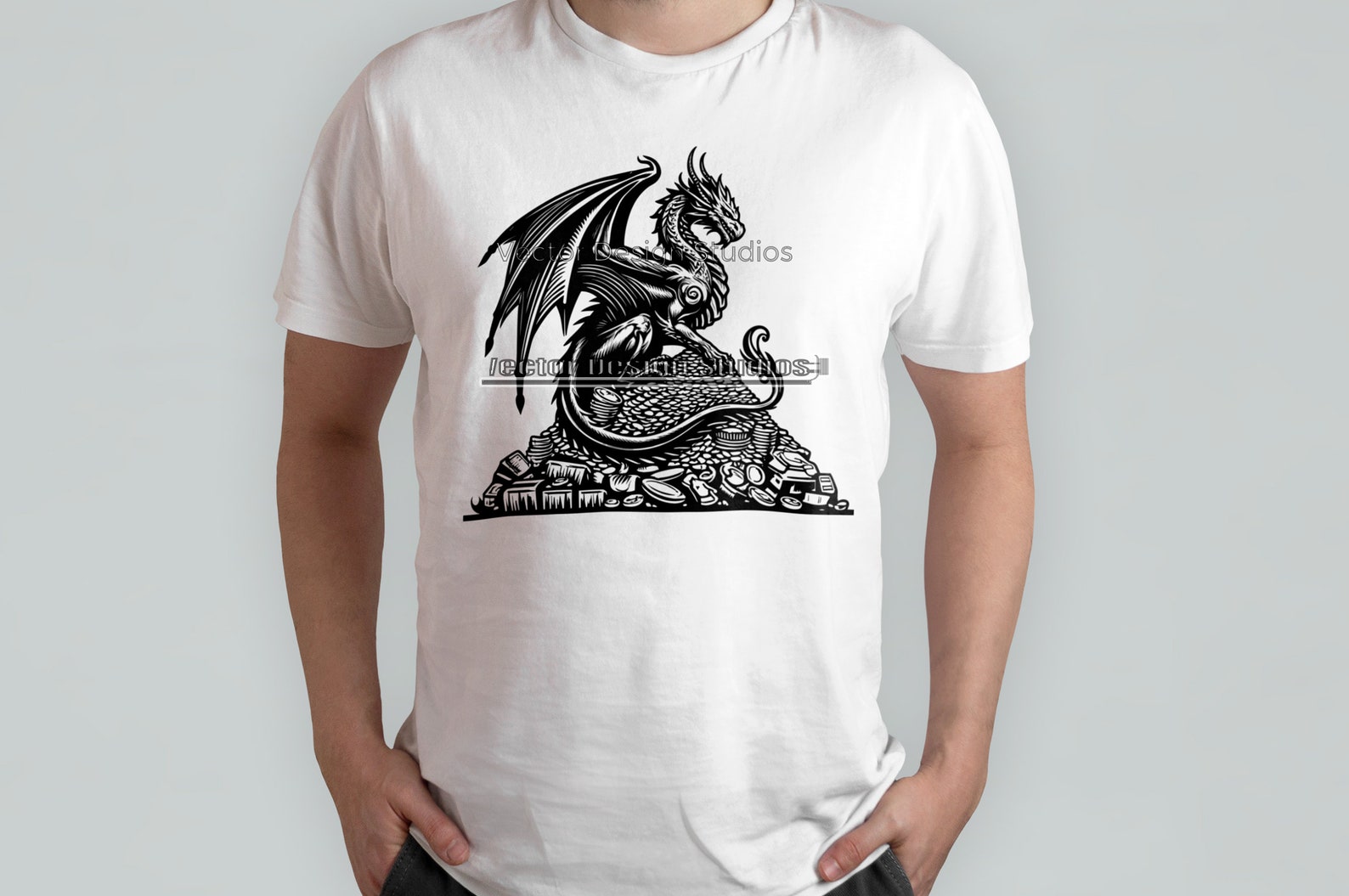 Dragon Treasure SVG, Tattoo Clipart, Shirt Design (digital Download) - Etsy