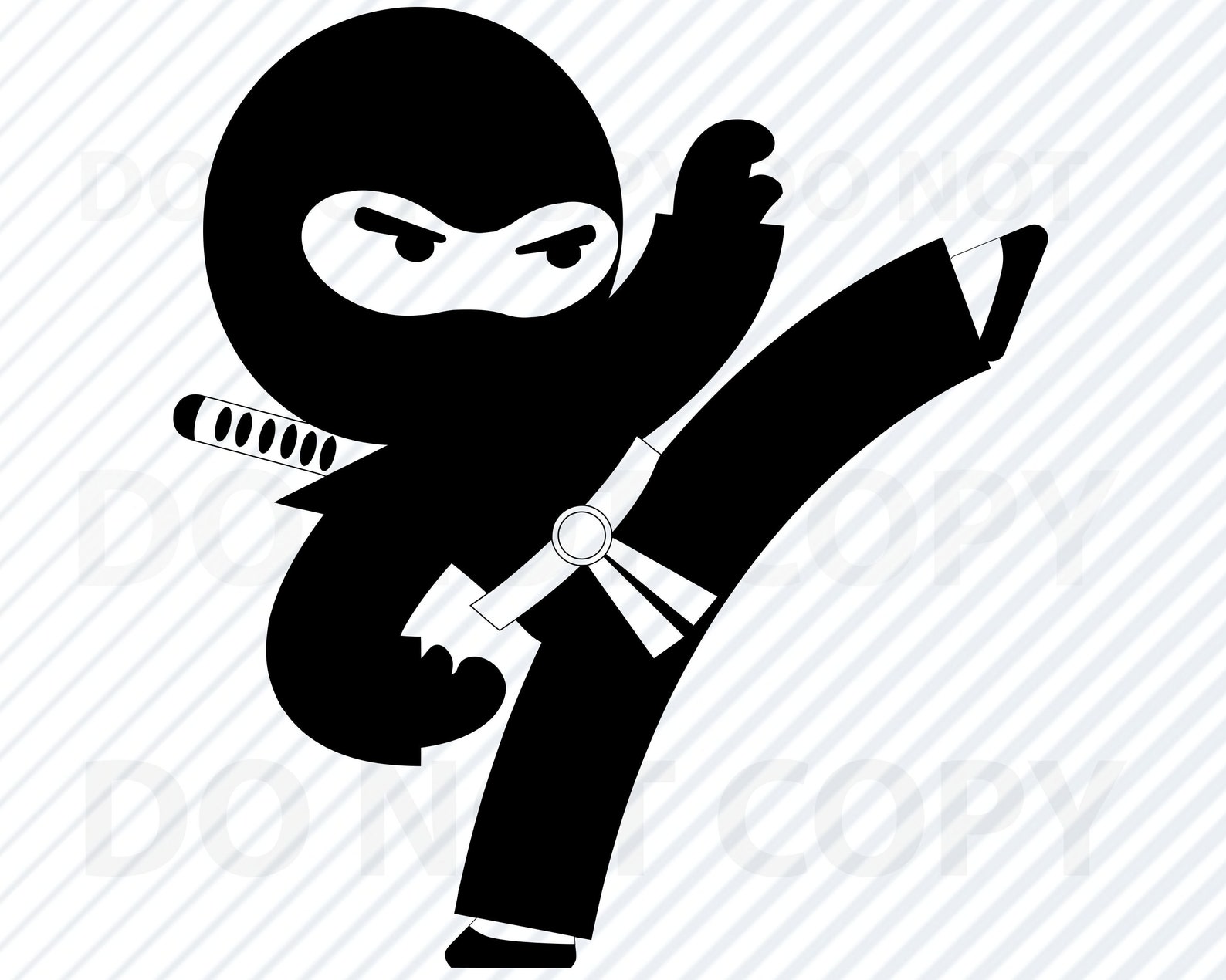 Ninja SVG Files for Cricut Boy Ninja Vector Images Clipart - Etsy